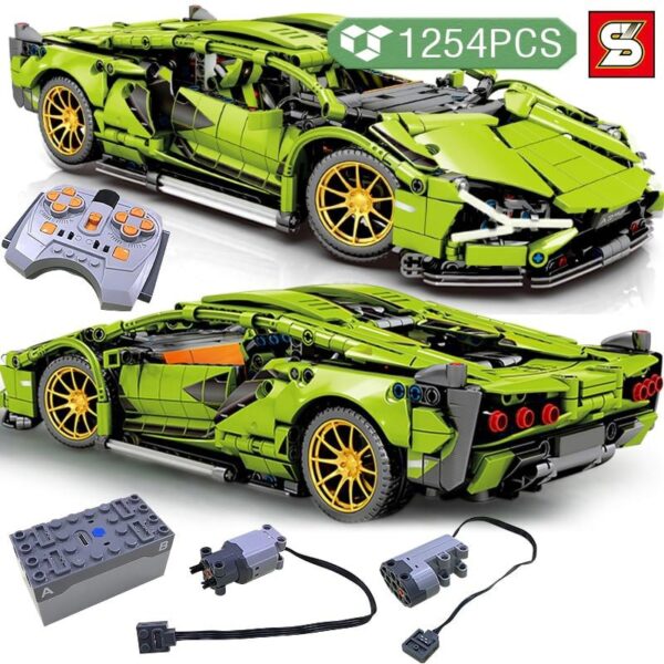 Xe Lamborghini đồ chơi lắp ráp điều khiển SY Block 8600 - Daistore.vn
