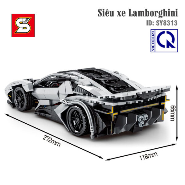 Đồ chơi lego siêu xe Lamborghini SY BLOCK 8313 - Daistore.vn